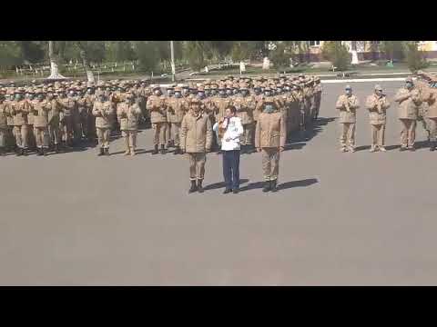 Алишер Хамраев Чирчик харбий кисимда ватанпарварлик тадбири