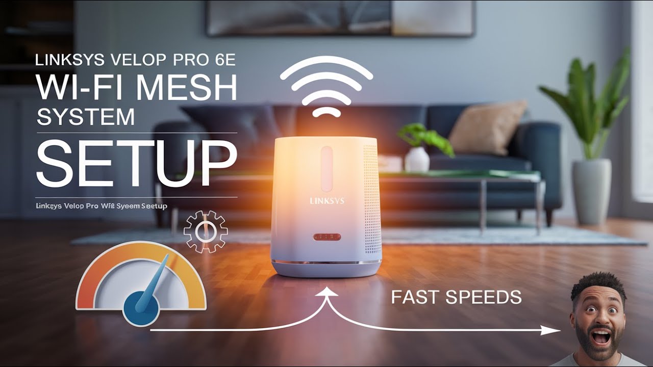 Linksys Velop Pro 6E WiFi Mesh System setup - YouTube