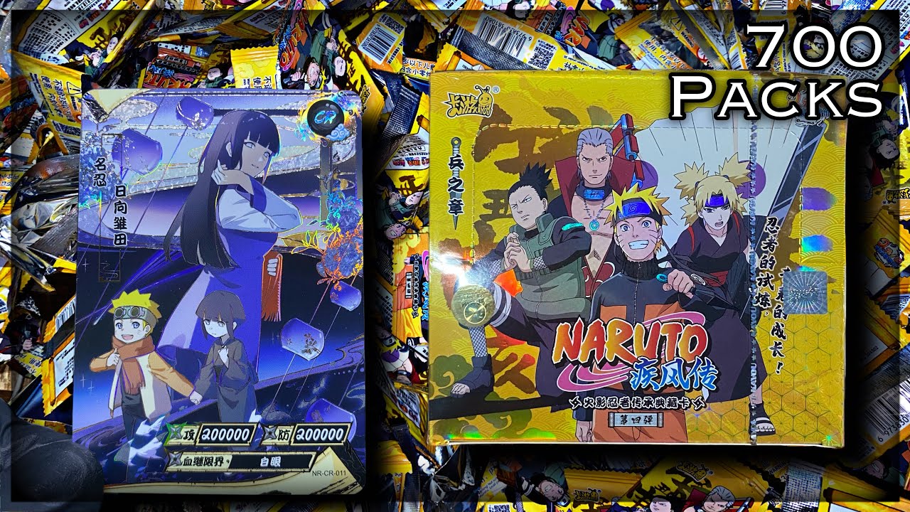 Opening 700 Packs of Naruto Kayou Tier 2 Wave 4 - YouTube