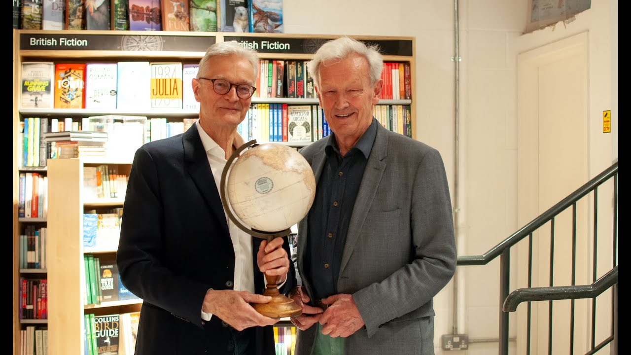 Colin Thubron presents Nicholas Crane with the Outstanding Contribution ...