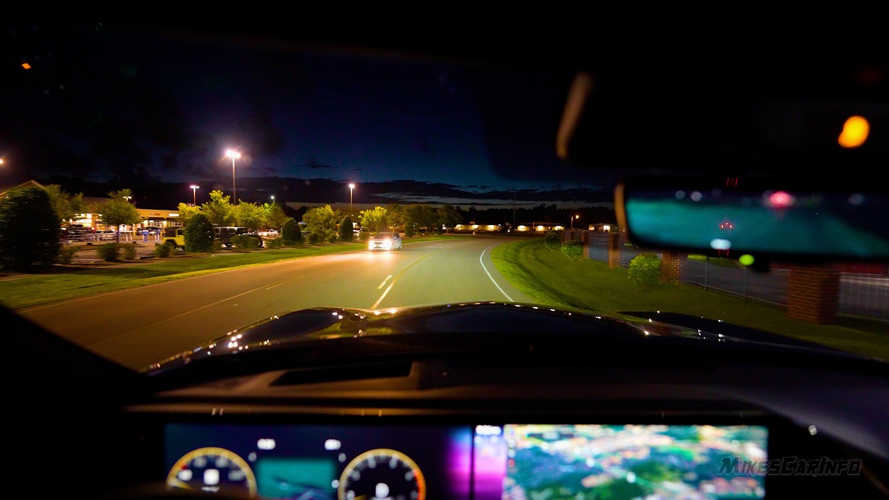AT NIGHT: 2025 Infiniti QX80 Autograph Night Drive & Lighting Test ...