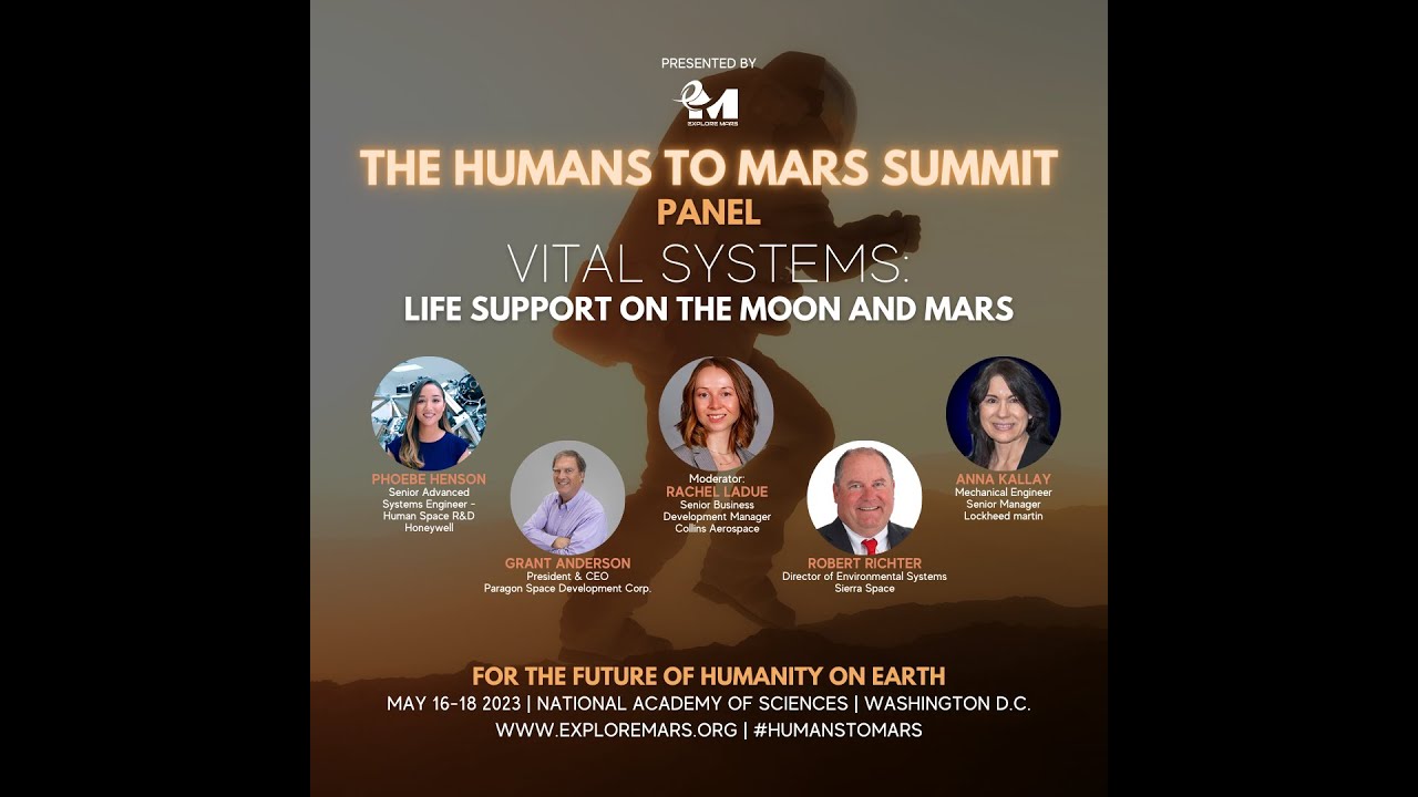 The 2023 Humans to Mars Summit | T2a | Vital Systems: Life Support on ...
