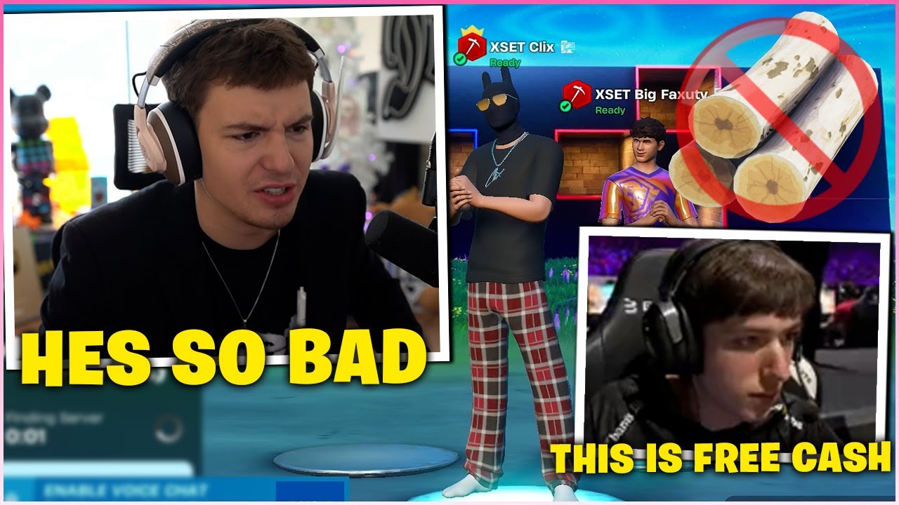 PETERBOT & PROS Spectate CLIX Challenging the WORST PRO PLAYER to a 1v1 ...