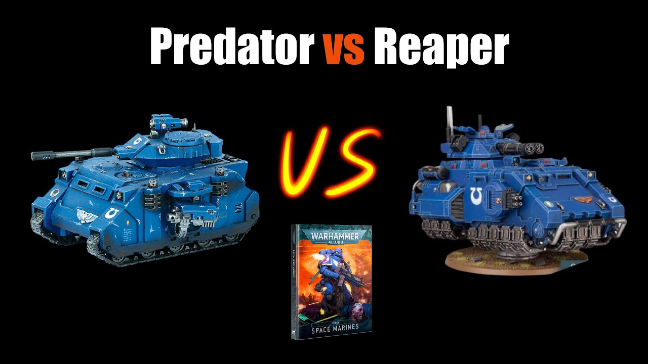 Best Anti-Infantry Tank for Space Marines - Gladiator Reaper vs ...