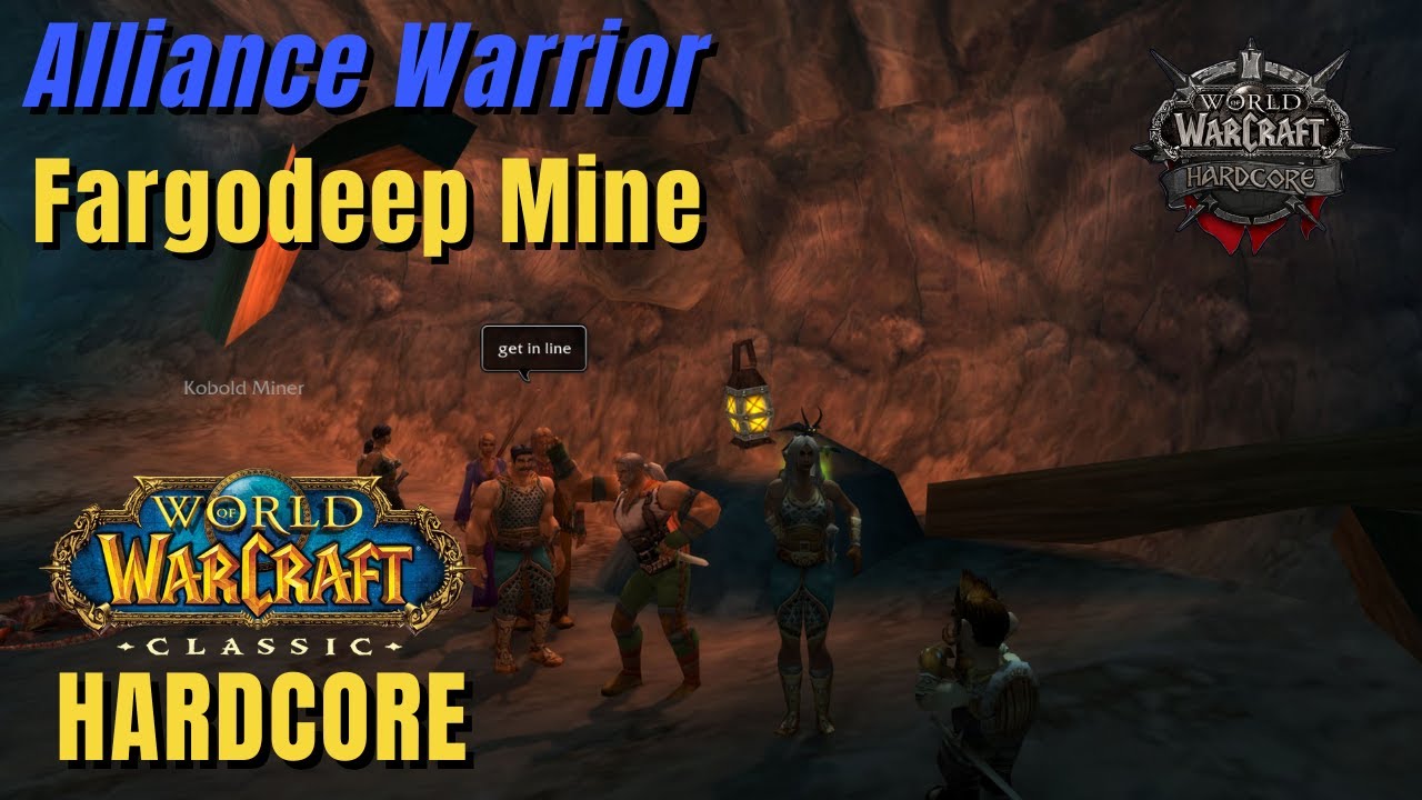 Wow Classic Hardcore - Shenanigans in Fargodeep Mine (No Talking) - YouTube
