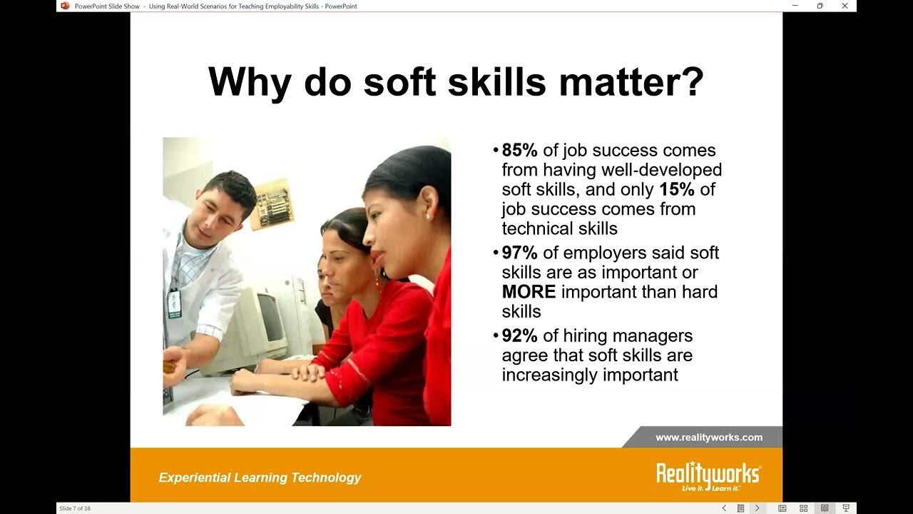 Using Real World Scenarios for Teaching Employability Skills - YouTube