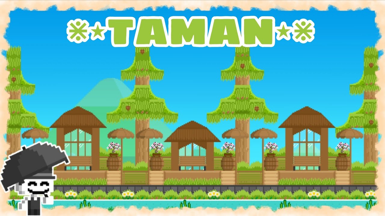『🌳』 Tutorial cara membuat " Taman " || Boku Boku Build - YouTube