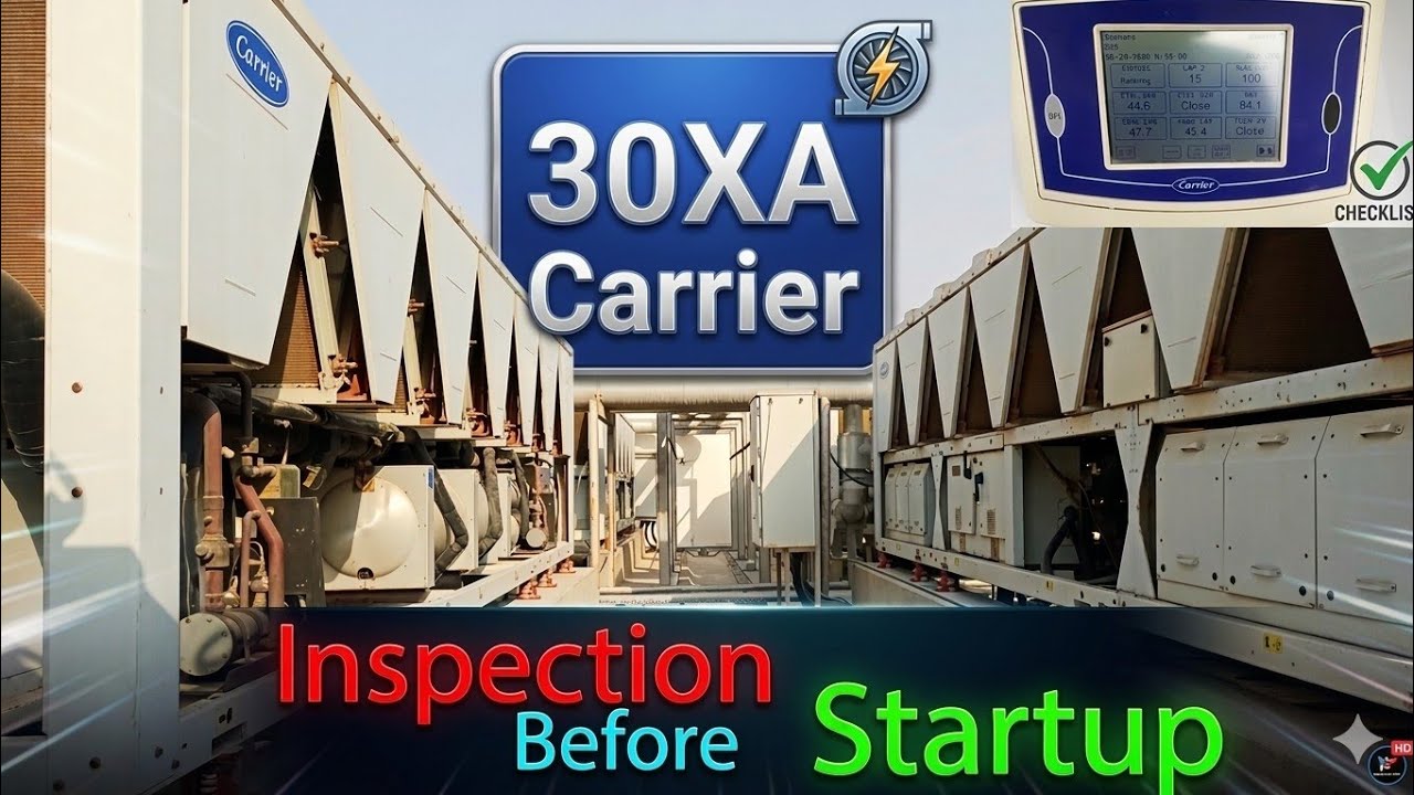 Don’t Start Your Carrier 30XA Chiller Yet! Check These First | After ...