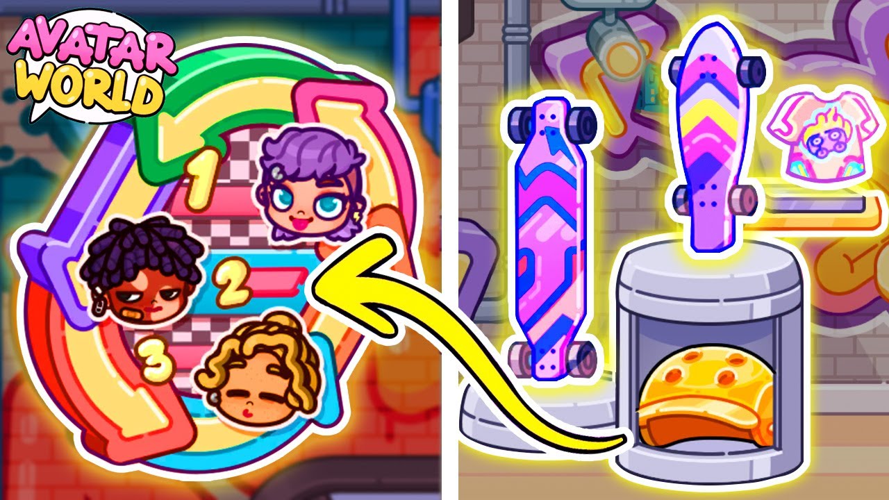 NEW!😱 SECRET IN THE SKATEPARK ! EVERYTHING UNLOCKED, AVATAR WORLD - YouTube