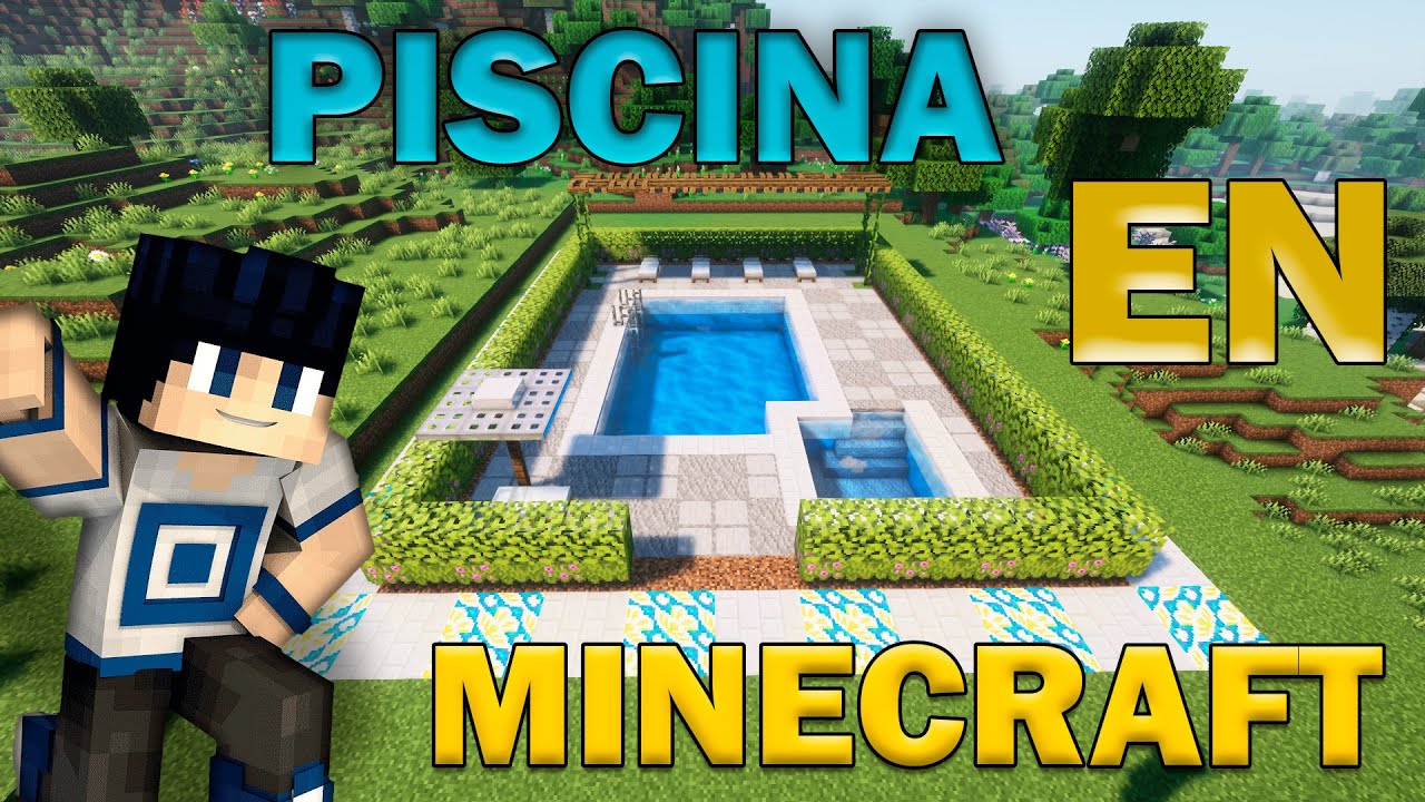 HOY APRENDERAS COMO CONSTRUIR UNA PISCINA EN MINECRAFT - YouTube