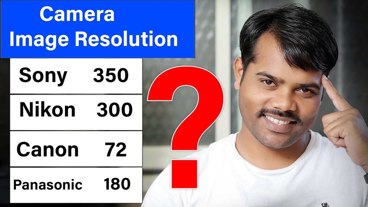 Canon Nikon Sony Panasonic image resolution definition ? - YouTube