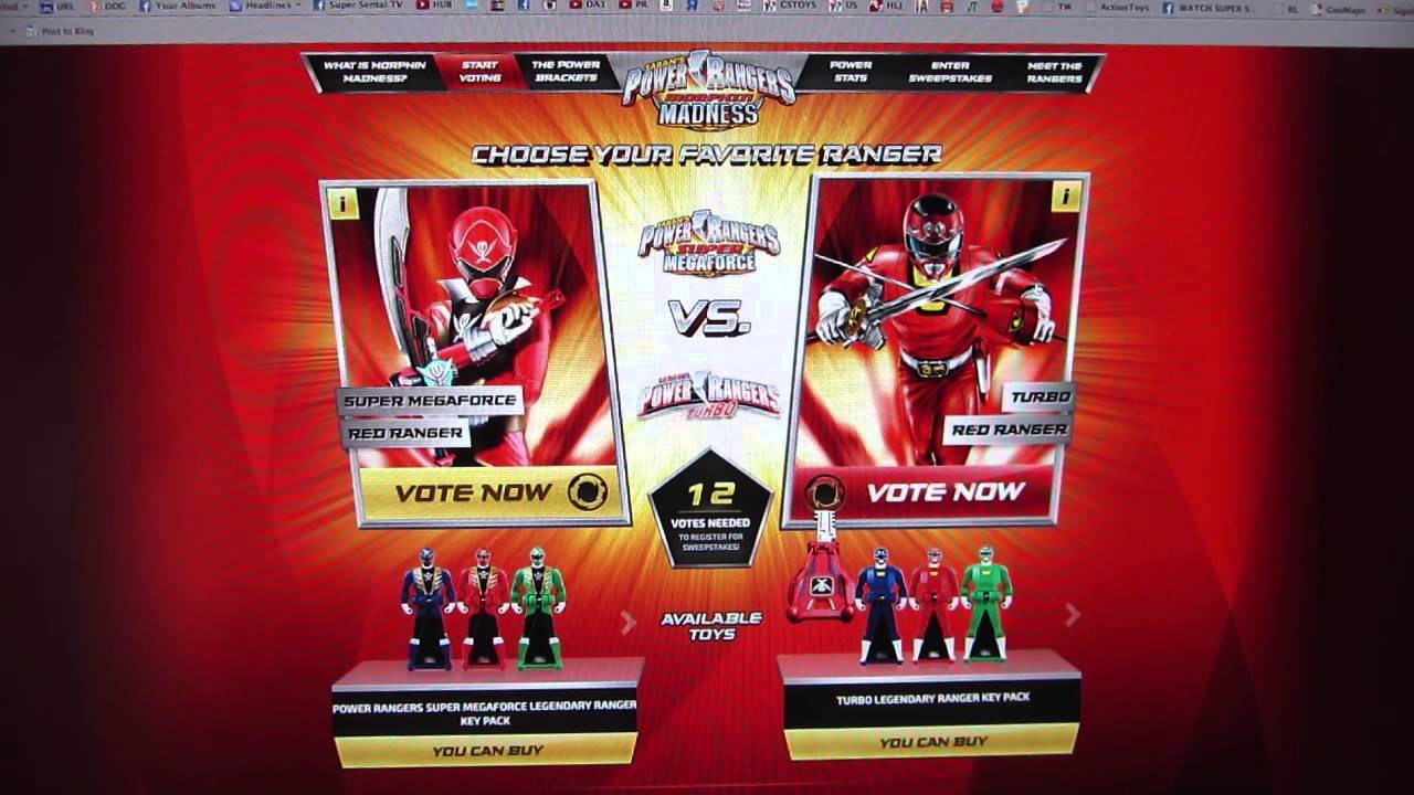 Power Rangers Morphin Madness! WIN PRIZES! - YouTube