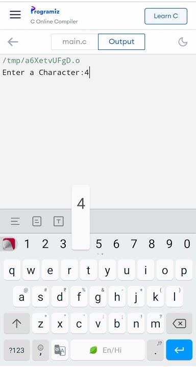 Program to check if given character is digit or not, using if-else in C | #shorts #coding # ...
