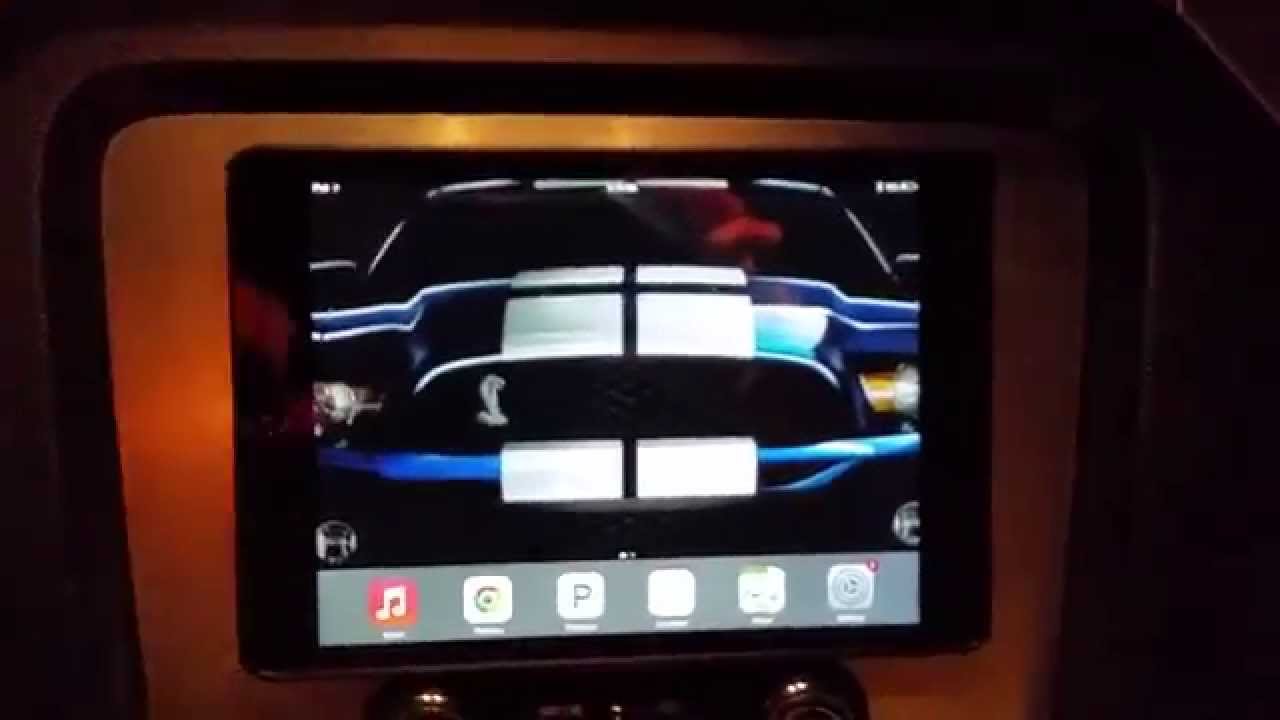 mustang ipad magnetic mount - YouTube