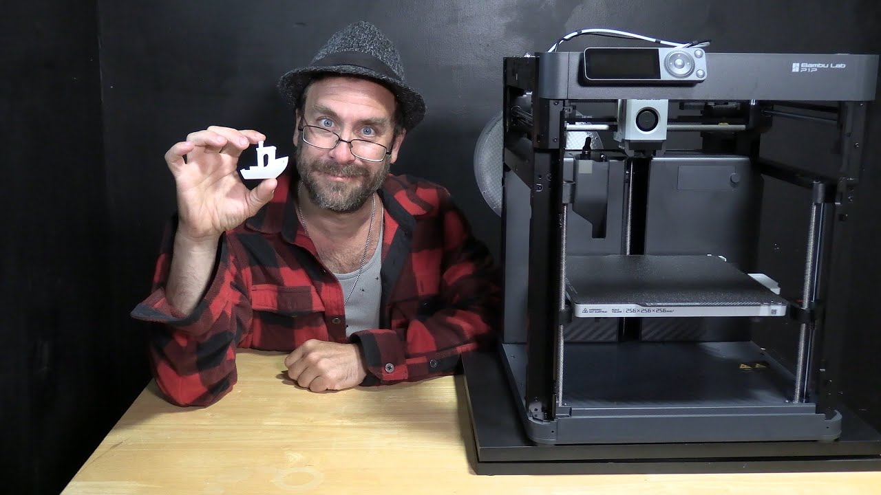 Unboxing/Setup/First Print - *Newest Version* Bambu Lab P1P 3D Printer ...