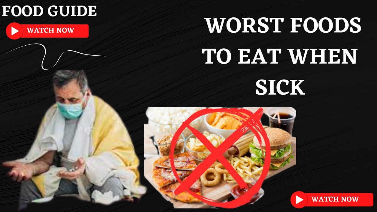 5 Foods That Worsen Your Health Condition And Delay Your Recovery When ...