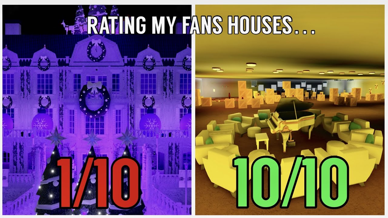 RATING MY FANS HOUSES... *DRAMA* (Balenciaga Store, Dungeon, Mansion ...