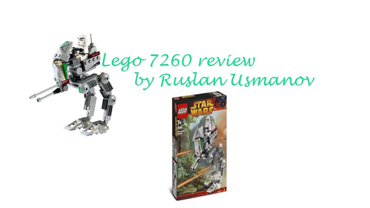 Lego 7250 Clone scout walker rewiev - YouTube