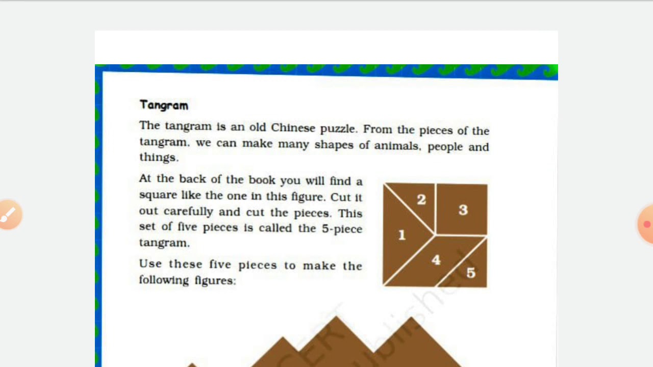 Shapes and designs class III part 4 math - YouTube