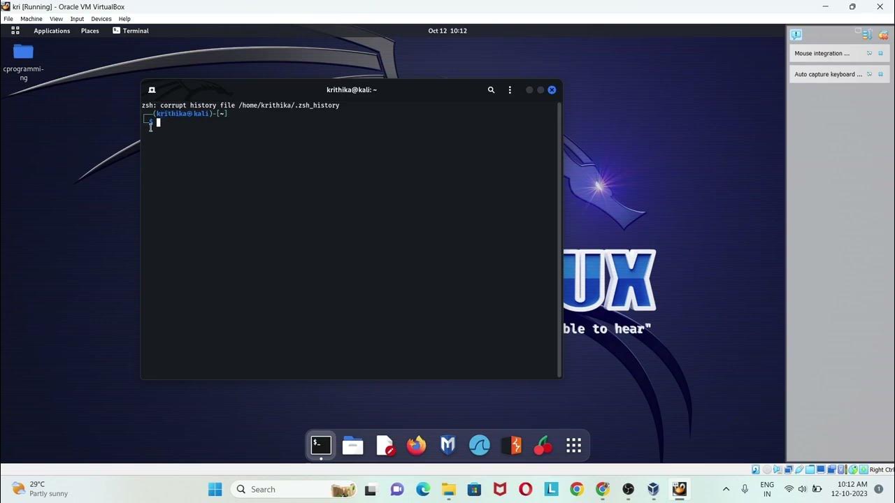 Linux Basics commands | bash | kali linux | operating system lab | system calls | unix - YouTube