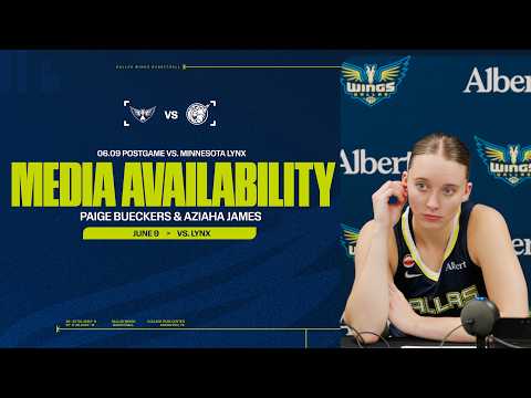Paige Bueckers, Aziaha James | Media Availability vs Minnesota Lynx | 6.9.26