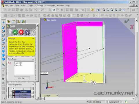 Box assembly using splits - YouTube