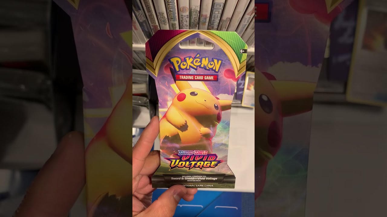 Pikachu Sleeved Booster Pack! Finally Something Good! Vivid Voltage ...