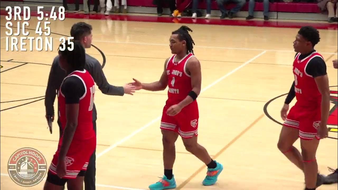 Bishop Ireton vs St. John's HIGHLIGHTS - 1/22/25 - YouTube