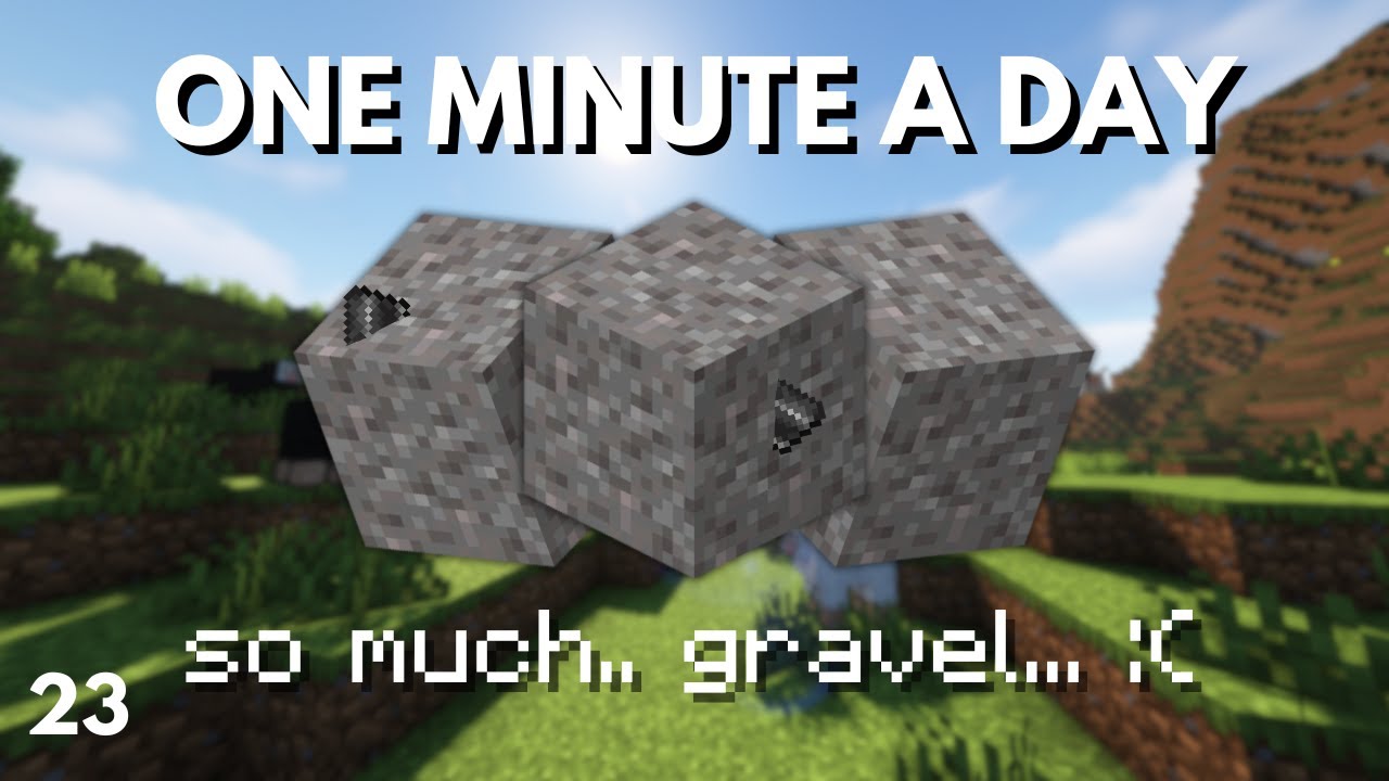 Playing Minecraft 1 Minute Every Day - Day 23 - YouTube