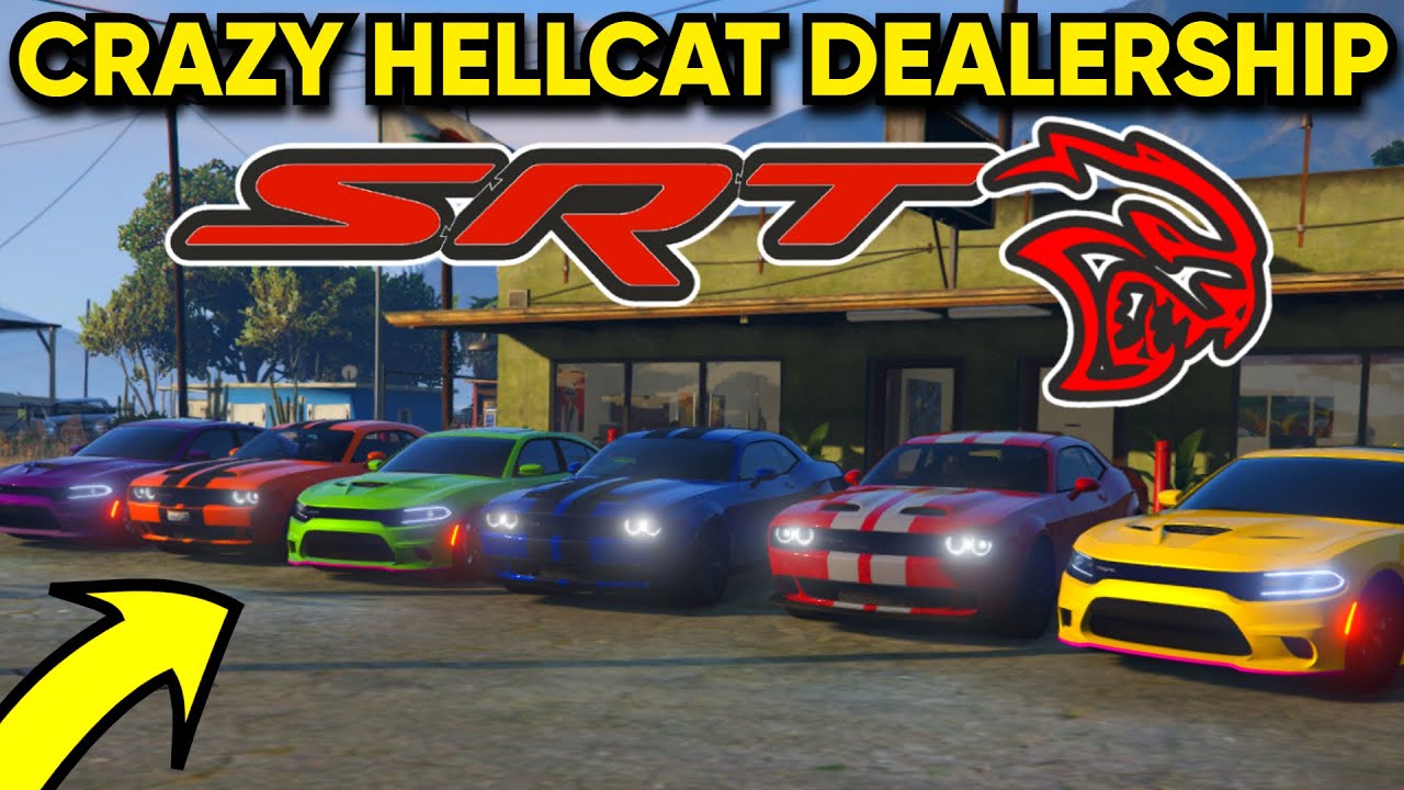 I Opened A Crazy New Dodge Hellcat Dealership In GTA 5 RP! - YouTube