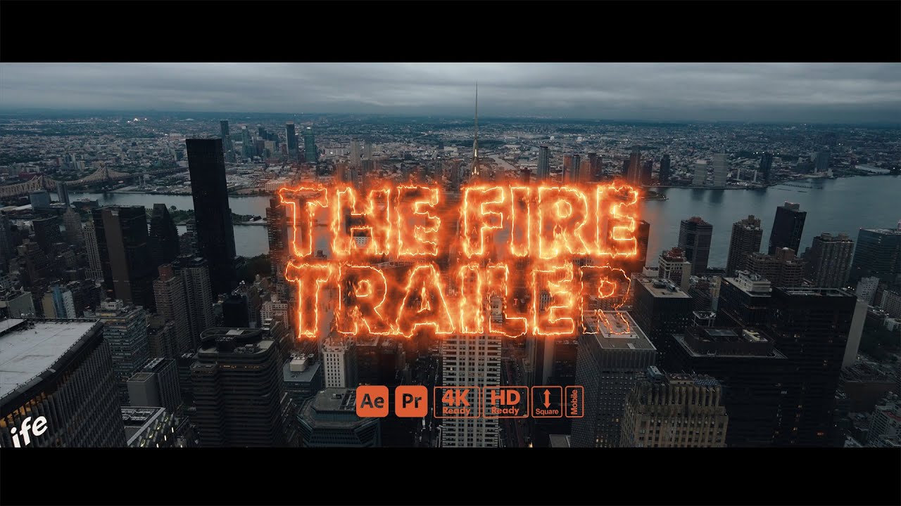 Fire Trailer Titles (After Effects Template - Premiere Pro MOGRTs ...