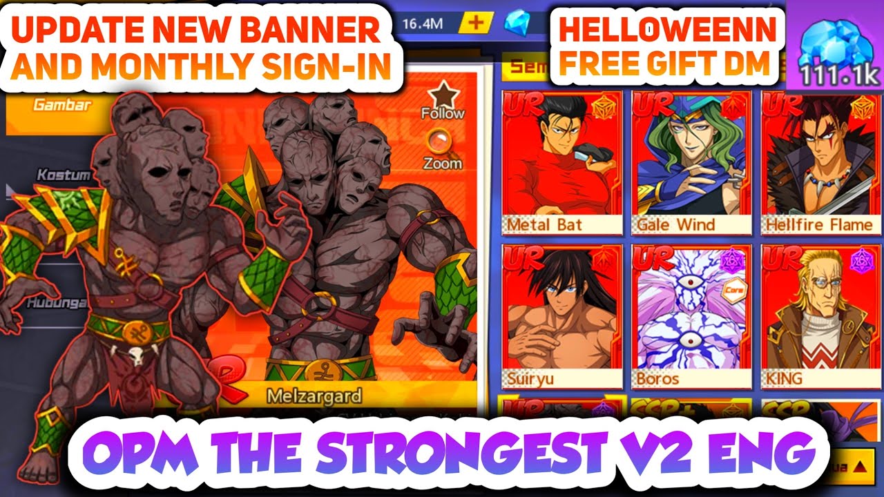 Update Banner UR Melzargard OPM Private Server English - Easy To Get UR ...