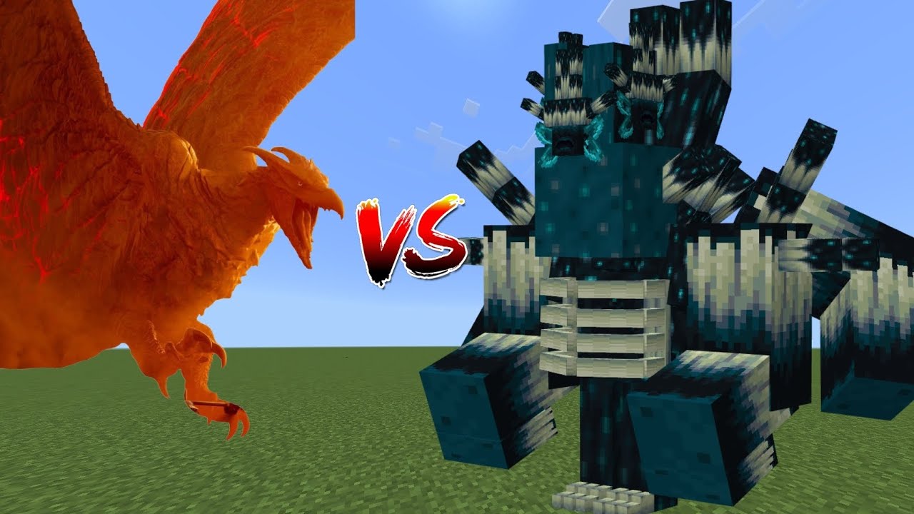 Rodan vs king titan warden - Minecraft mob battle- titan battle ...