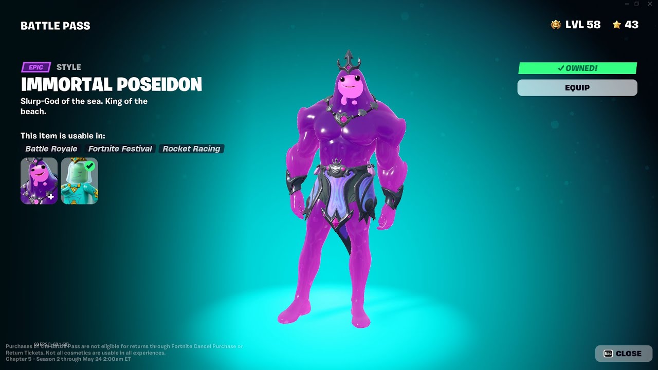 Fortnite: Poseidon Gameplay!!! (Poseidon NPC Weapons Only) - YouTube