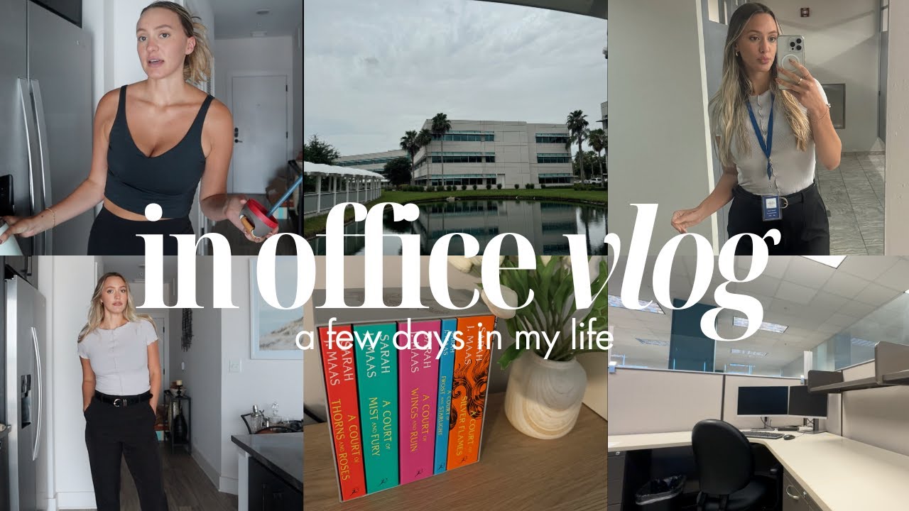WORK DAYS VLOG (IN OFFICE!) - Annual office trip, im over it ...