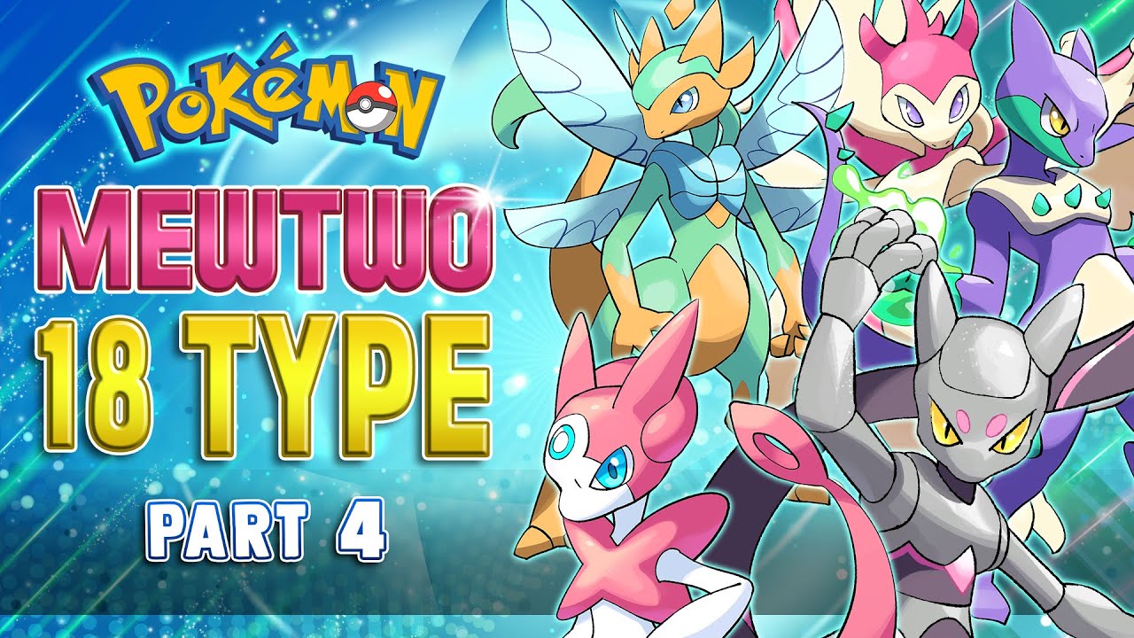 Mewtwo Pokemon Transforms into Dragon, Steel, Psychic, Poison, Flying ...