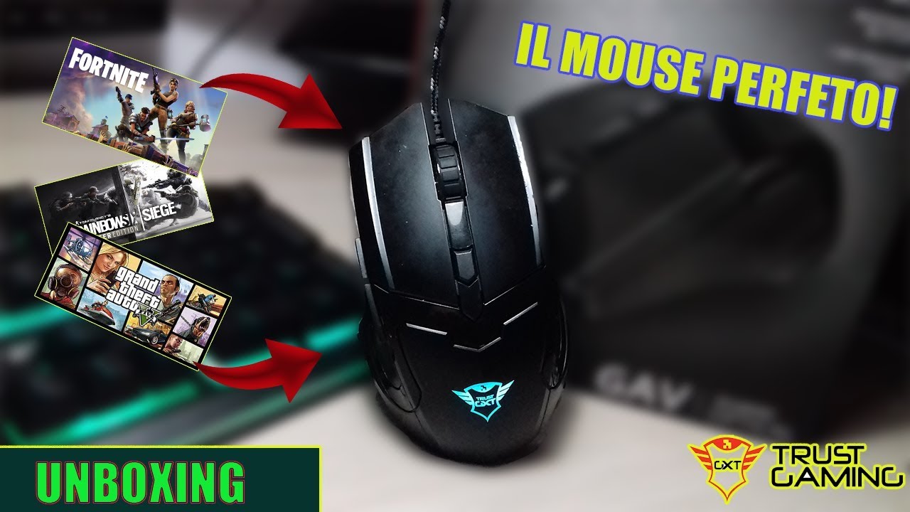 UNBOXING E PRIME IMPRESSIONI MOUSE GXT 101 GAMING! -ITA- - YouTube