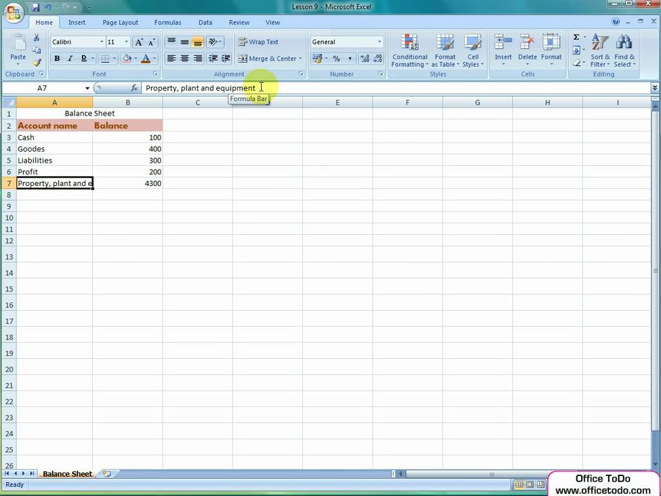 Wrapping Text | Excel 2007 - YouTube
