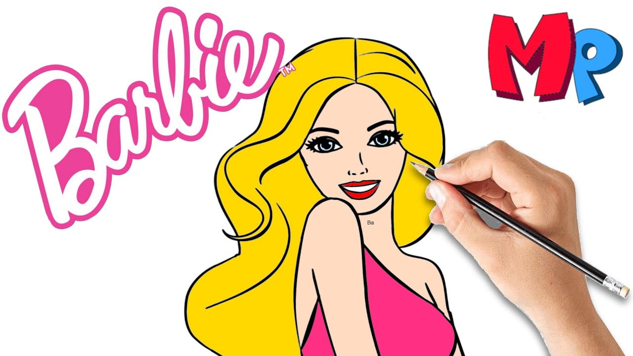 barbie drawing | barbie doll drawing easy and beautiful | how to draw ...