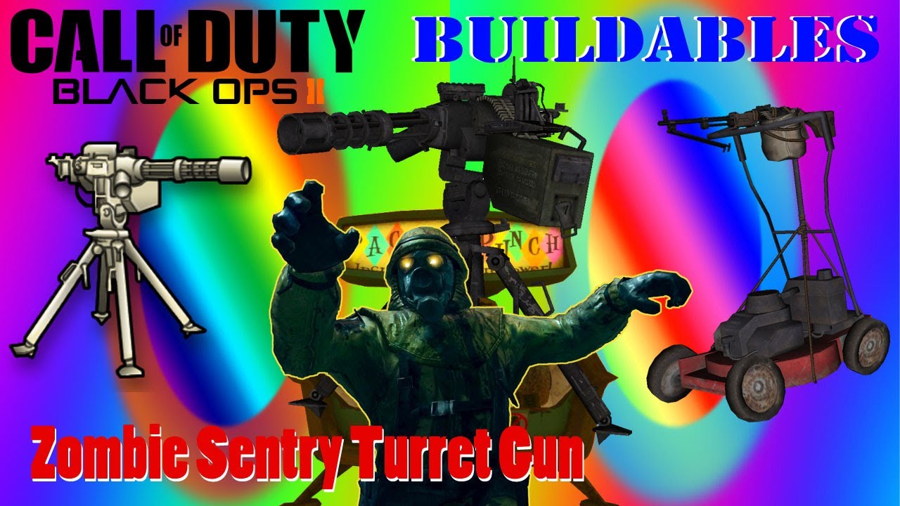 Sentry Turret Gun Black ops 2 (Tranzit / Farm) - Tutorial - YouTube