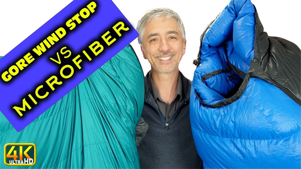 Gore Wind Stop GWS vs Microfiber Sleeping Bags Breathable? (4k UHD) # ...