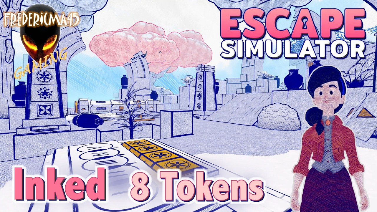 Escape Simulator INKED Extra Walkthrough + 8 Tokens Location (Free ...