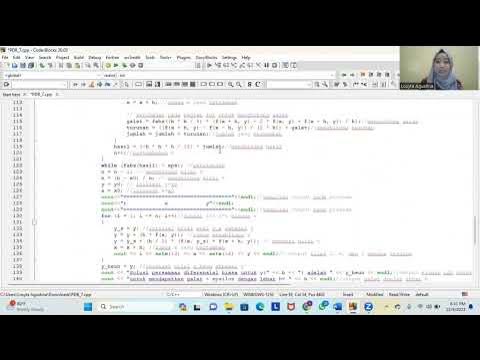 Program C++ (PDB_Metode Heun) - YouTube