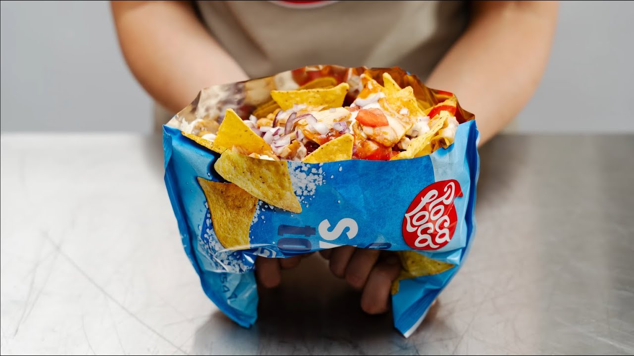 Kebab Loaded Nachos Recipe - YouTube