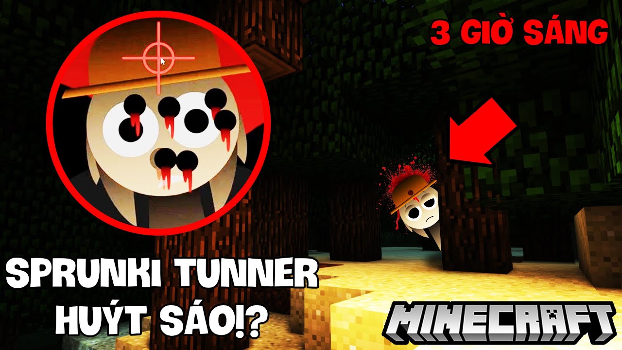 TAN SPRUNKI LUÔN HUÝT SÁO VÀO LÚC 3 GIỜ SÁNG TRONG MINECRAFT VÀ BÍ ẨN ...