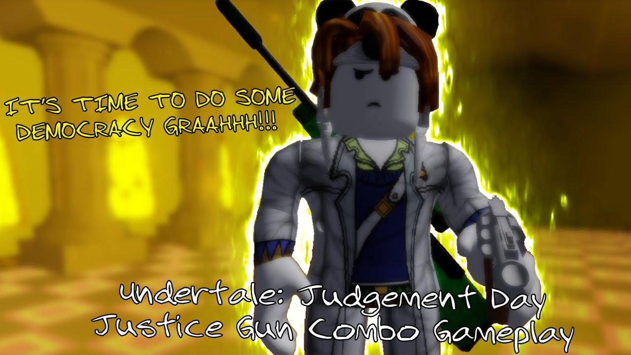 BEST BEGINNER COMBO!!! Undertale: Judgement Day funny Justice Gun Combo ...