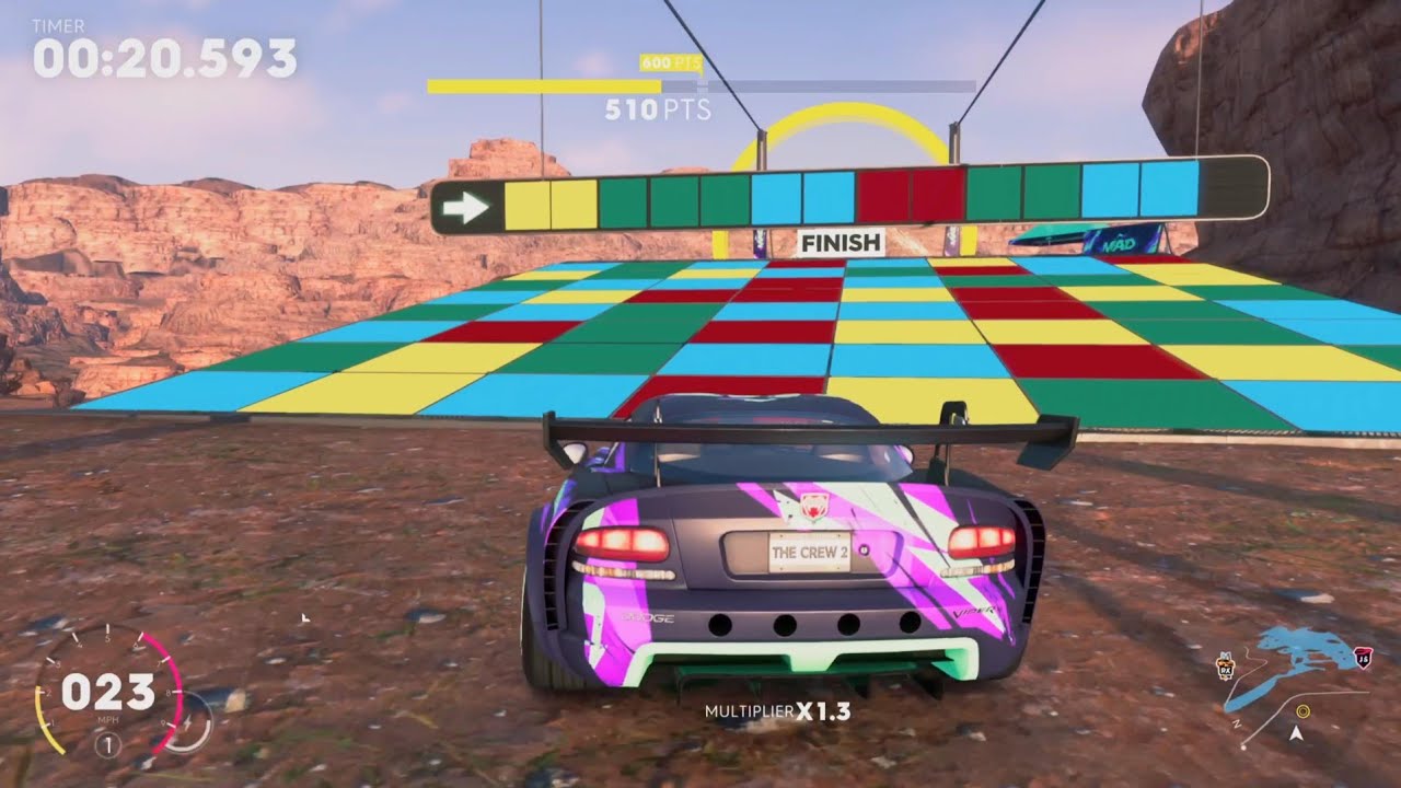 The Crew 2 - 'Falling Tiles' MAD Skill - YouTube