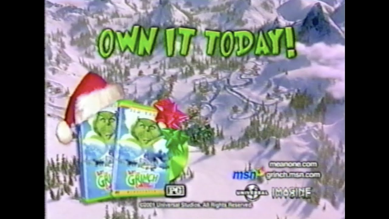 The Grinch home video dvd commercial - YouTube