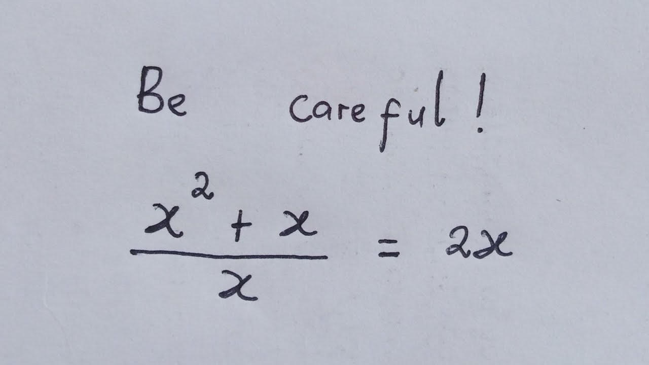 Interesting algebraic equation | Can you solve ? - YouTube