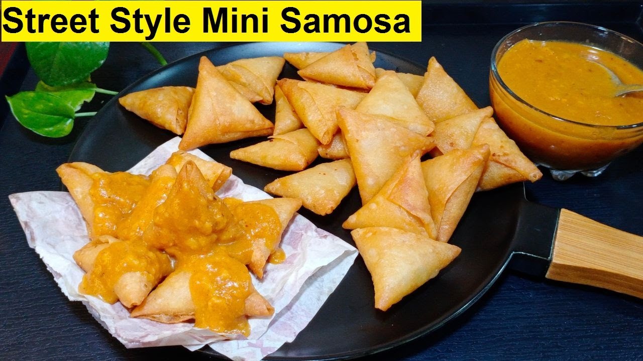 Street Style Mini Samosa, Chutney Recipe – How to Fold Samosa – Quick ...